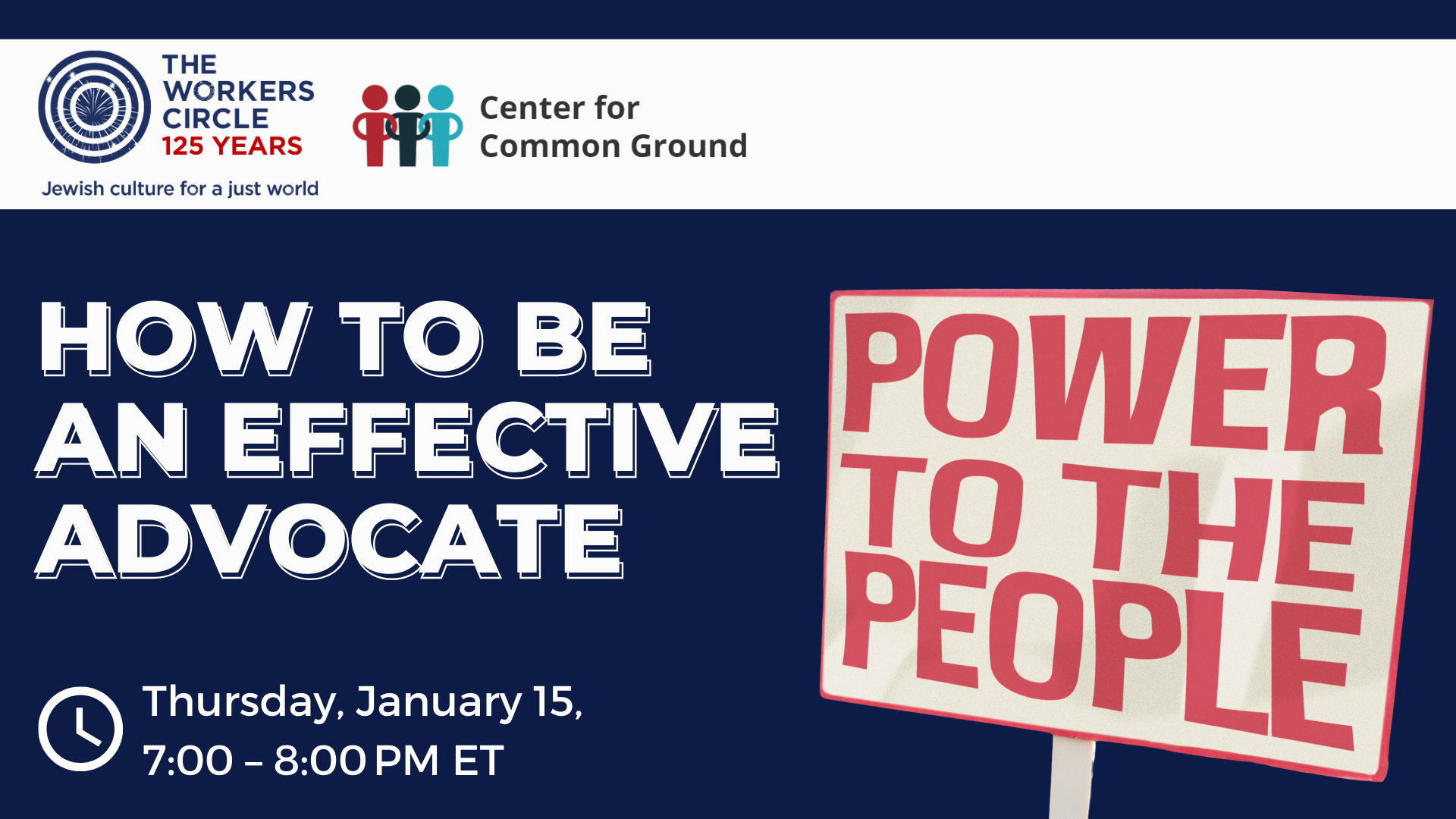 How to be an Effective Advocate — The Workers Circle | Jewish Website